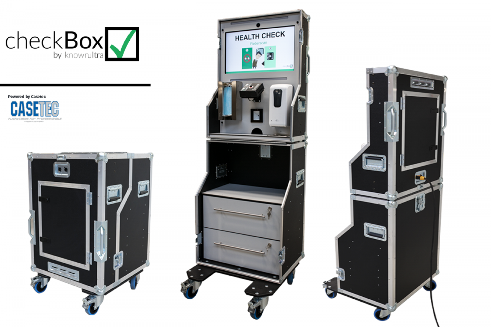 checkbox Desinfektion, mobil, Covid 19. Hygienekonzept